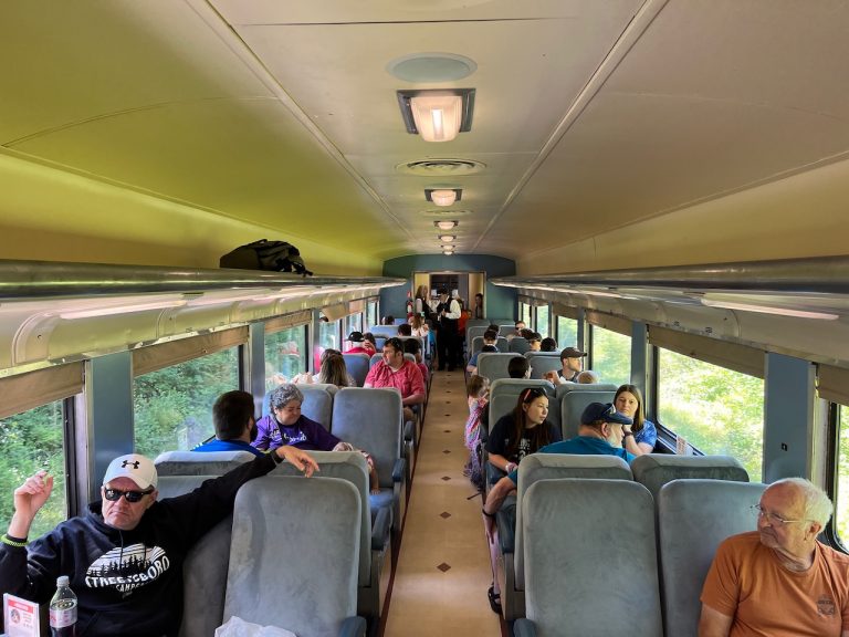 How do you have breakfast on a moving train? The Cuyahoga Valley Scenic ...