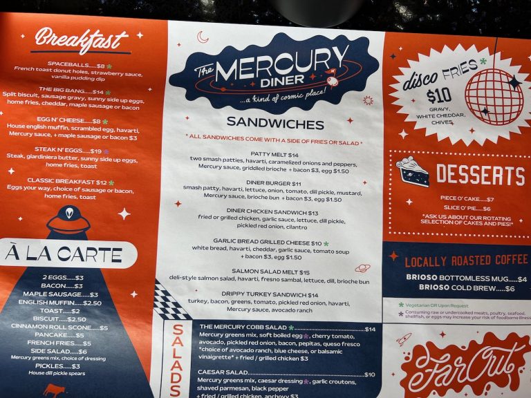 The Mercury Diner Lands in the Former Crest Parsons - Breakfast With Nick